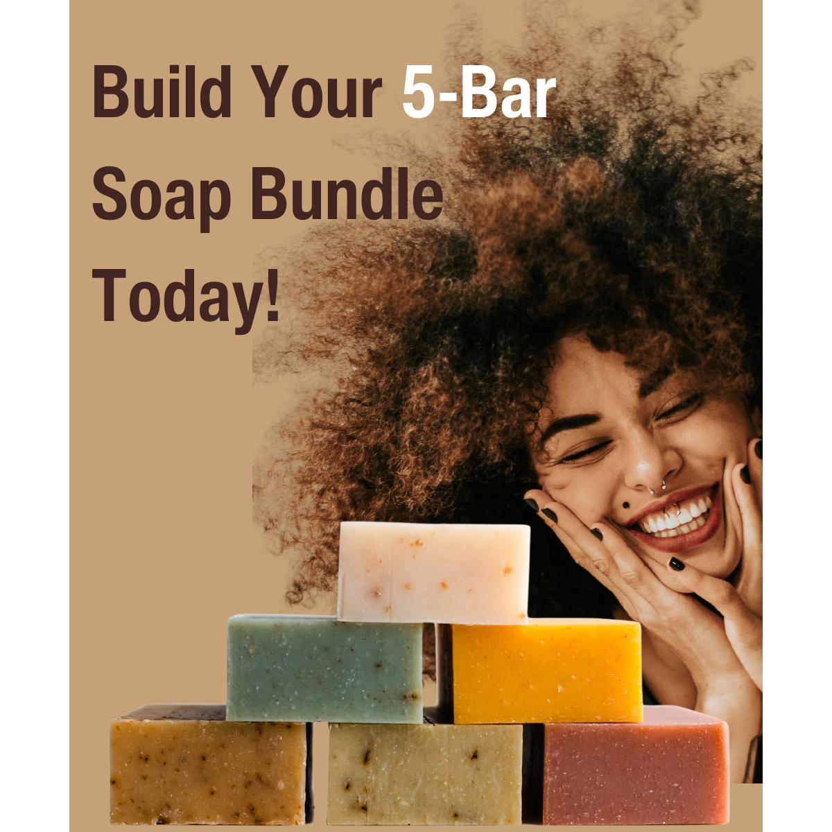 Mix & Match 5-Bar Organic Soap Bundle – Choose Your Favorites!